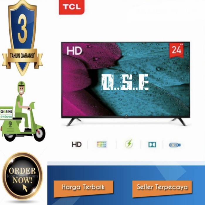 Jual LED TV TCL 24 inch 24B5 USB HDMI Garansi Resmi 3 Tahun - TANPA ...