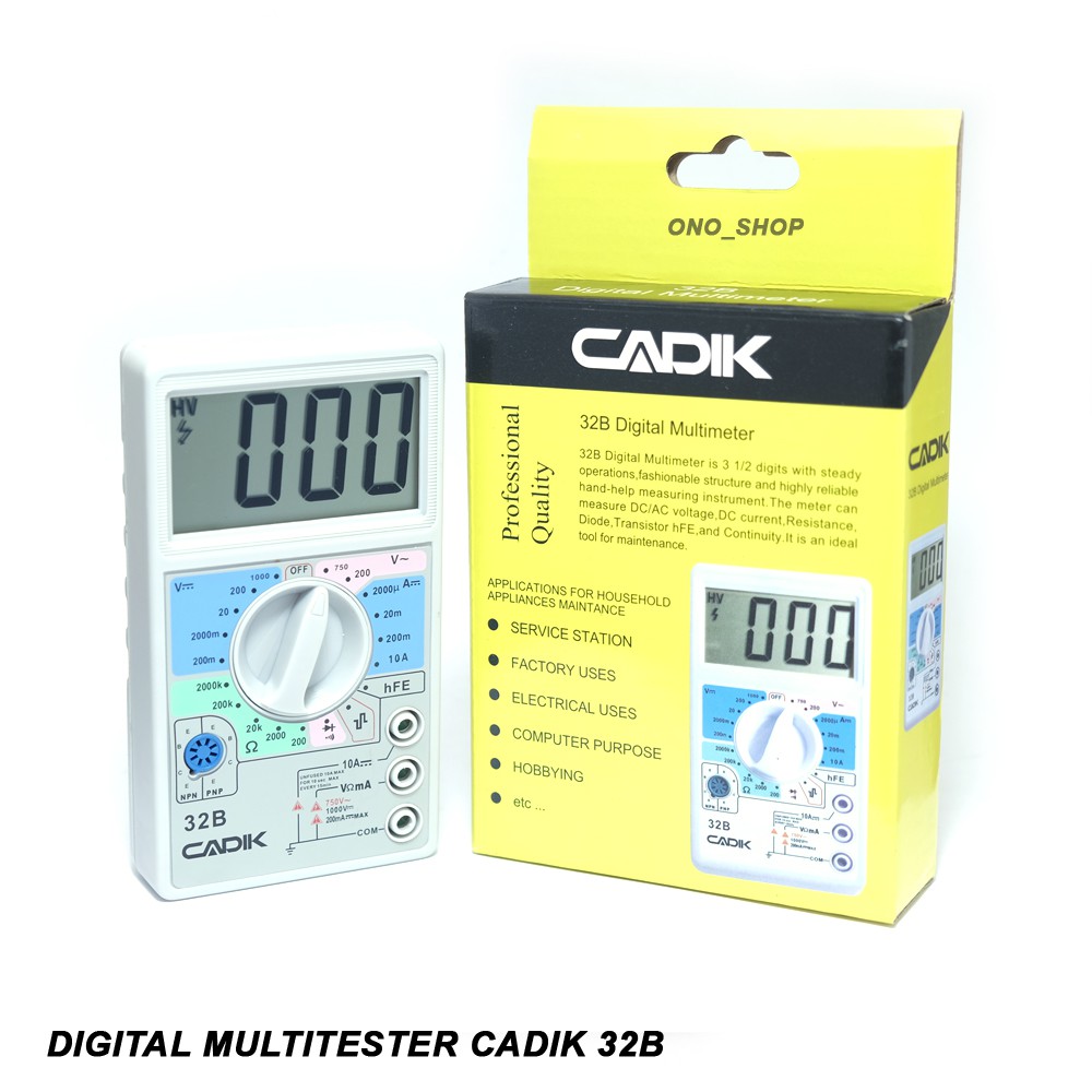 Jual Digital Multitester Cadik 32B | Shopee Indonesia