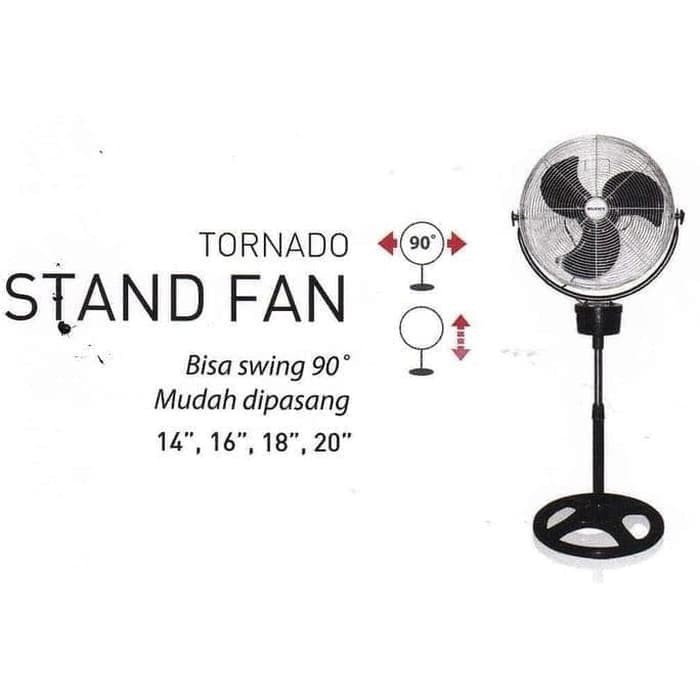 Jual REGENCY Tornado Stand Fan Kipas Angin Berdiri Regency 20" 51cm ...