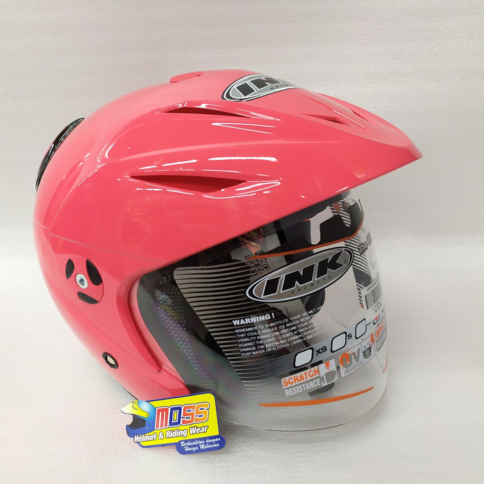 Jual Helm INK CX 25 CX25 Solid Polos Magenta Pink | Halfface | Original ...