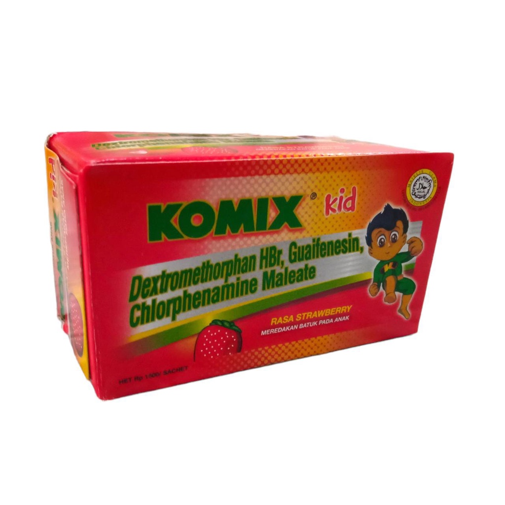 Jual KOMIX KIDS 10 SACHET STRAWBERRY 5 ML | Shopee Indonesia