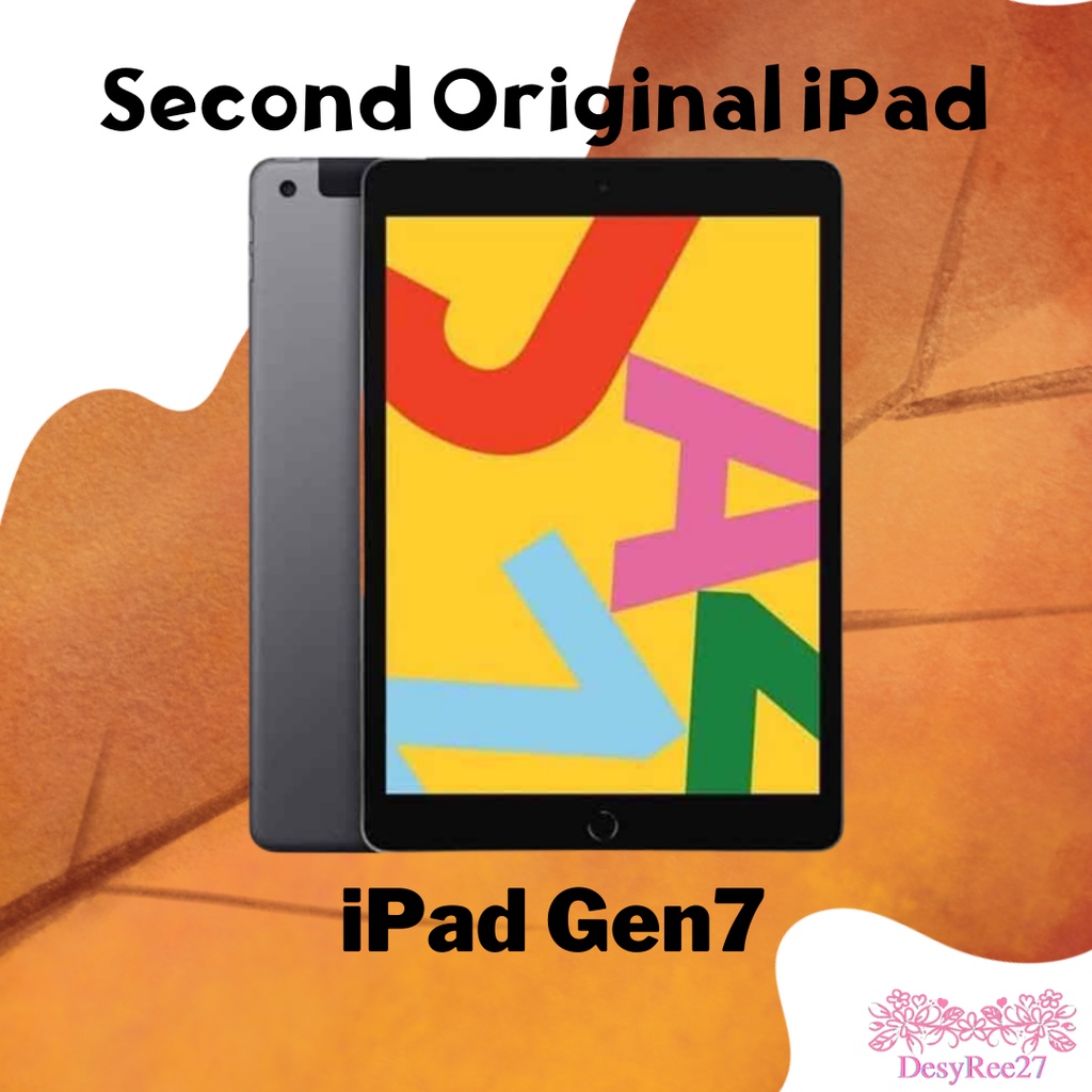 Jual ipad generasi 7 second kapasitas 32gb - 128gb wifi only | Shopee ...