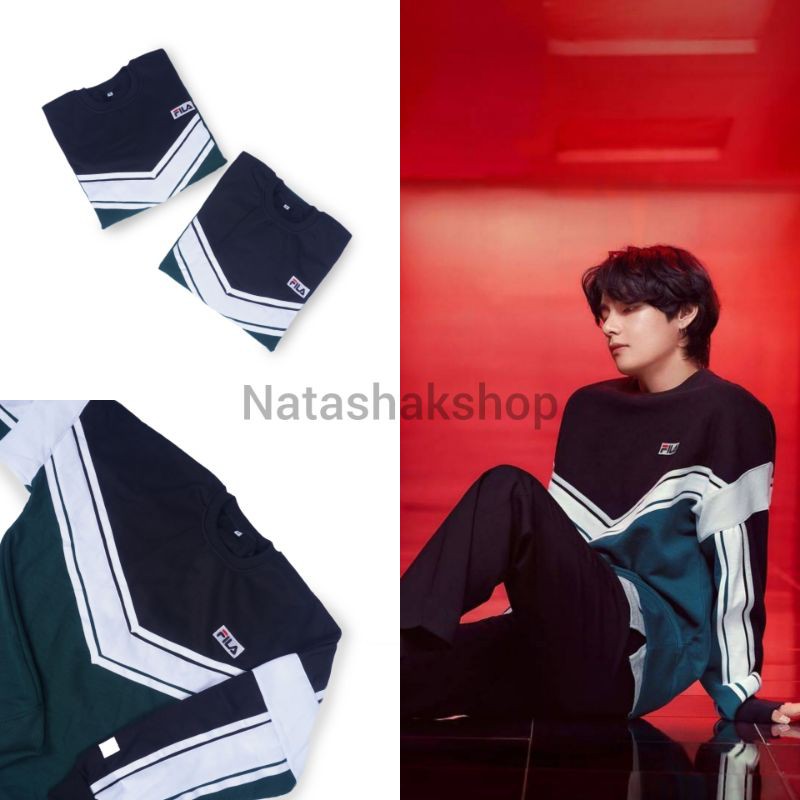 Jual JAKET SWEATER V BTS PROMO/JAKET SWEATER KPOP BTS/JAKET SWEATER ...