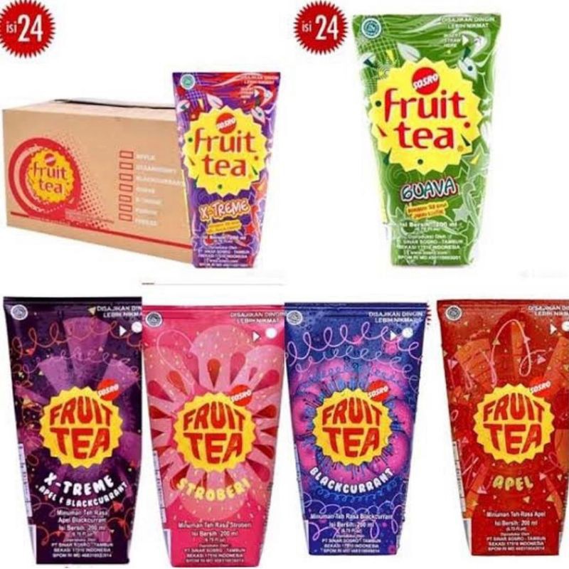 Jual [DUSAN] Fruitea 1 Dus Isi 24 Pcs | Shopee Indonesia