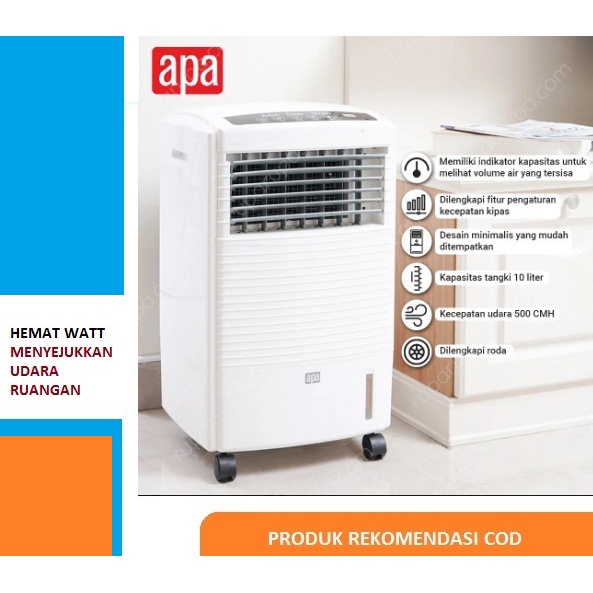Jual AIR COOLER APA penyejuk udara 1200 Cmh 10 Liter - Putih kipas ...