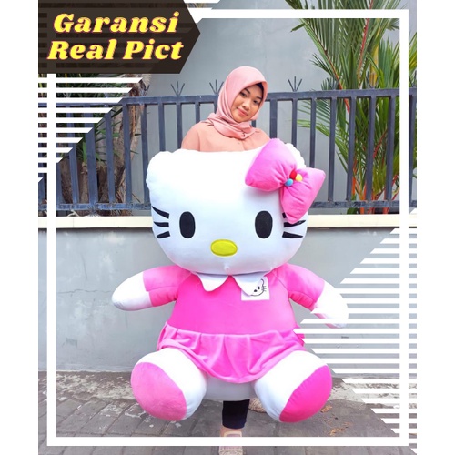 Jual KADO ANAK PEREMPUAN BONEKA HELLO KITTY SUPER BESAR JUMBO GEDE ...