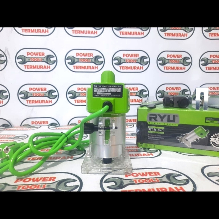 Jual Profil Kayu RYU 1/4" RTR 6-1 Wood Trimmer Gelas Router RTR6-1 ...