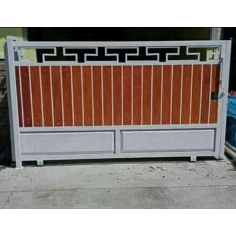 Jual pagar dorong kombinasi grc model minimalis | Shopee Indonesia