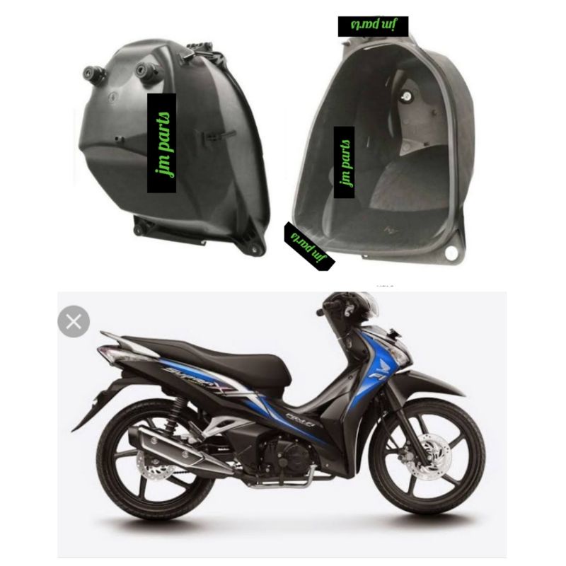 Jual box jok box helm motor honda supra x 125 helm in fi th 2012-2014 ...