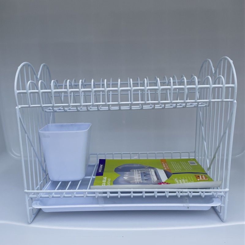 Jual Rak piring modeline susun 2+tatakan+t.sendok | Shopee Indonesia