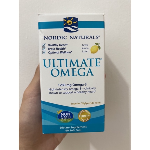 Jual NORDIC NATURALS ULTIMATE OMEGA LEMON 1280 MG 60 SOFT GELS MINYAK ...