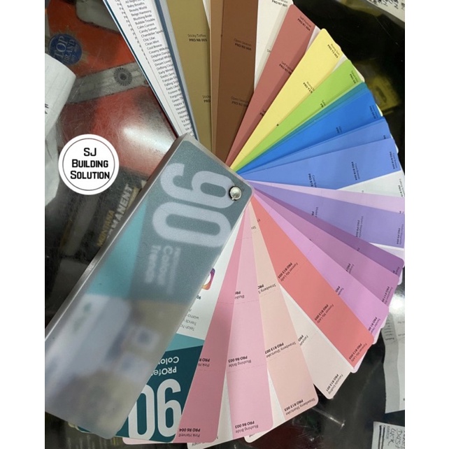 Jual KARTU WARNA COLOR CARD FANDECK LENKOTE SUNGUARD AVIAN COLOUR TREND ...