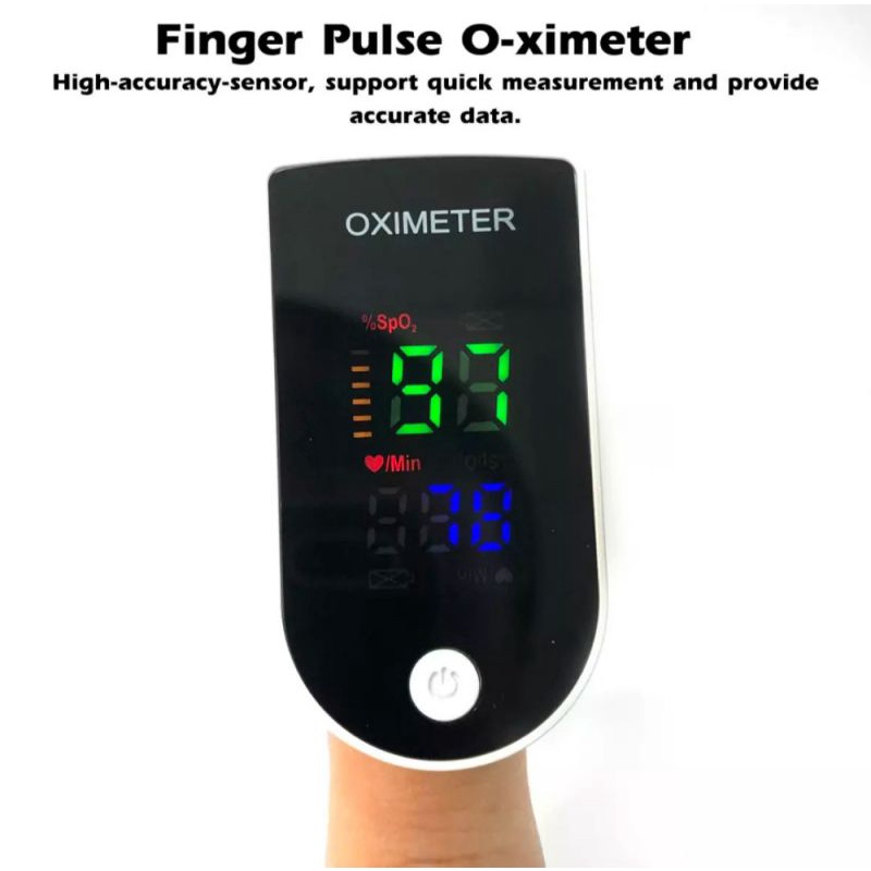 Jual Oximeter Oksimeter Oxymeter SO811 Putih spo2 alat cek saturasi ...