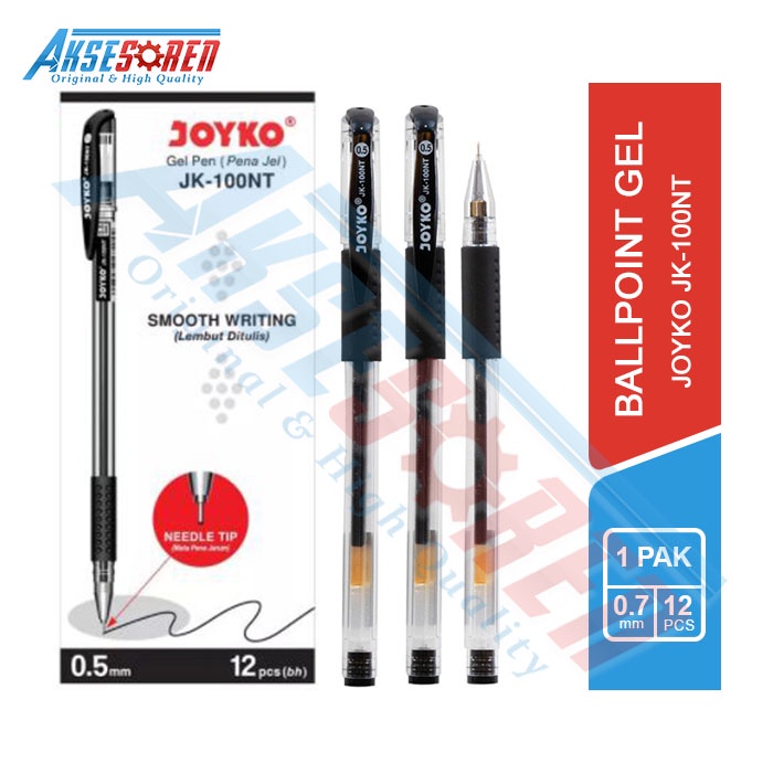 Jual Pulpen Jel Joyko [JK-100NT/12 pcs] / Ballpoint Gel 1 Pack / Pena 1 Lusin / Bolpen Tinta ...