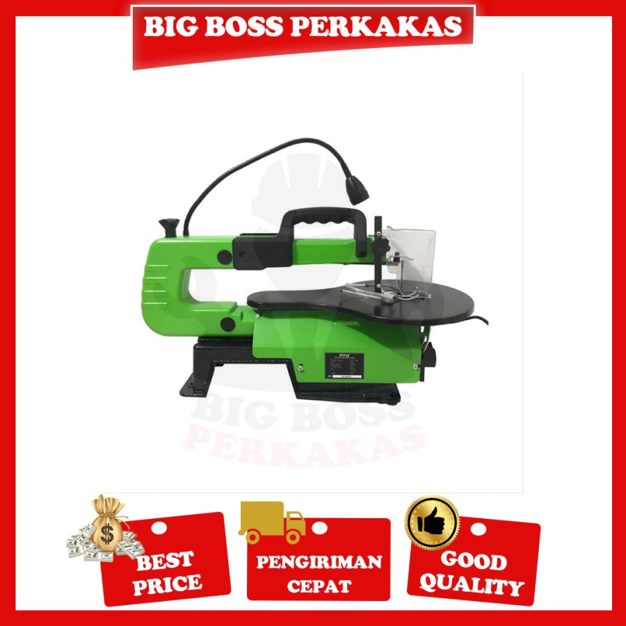 Jual RYU Scroll Saw RSS125/Mesin Gergaji Meja Ukir Kayu 16" gergaji ...