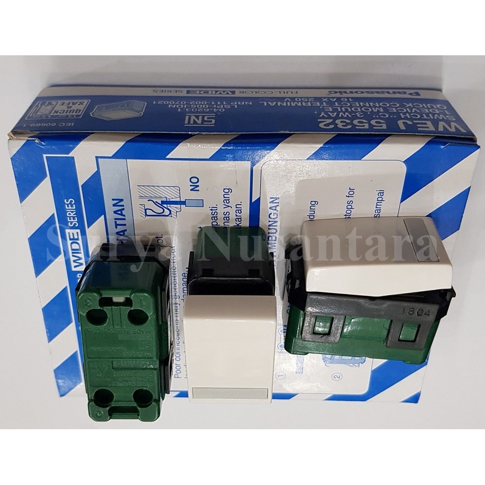 Jual Saklar Engkel Hotel Panasonic WEJ 5532 Switch C 3 Way Harga Per ...