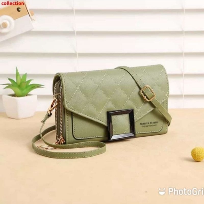 Jual Tas dompet selempang wanita,model terbaru 2022,bahan semi kulit ...