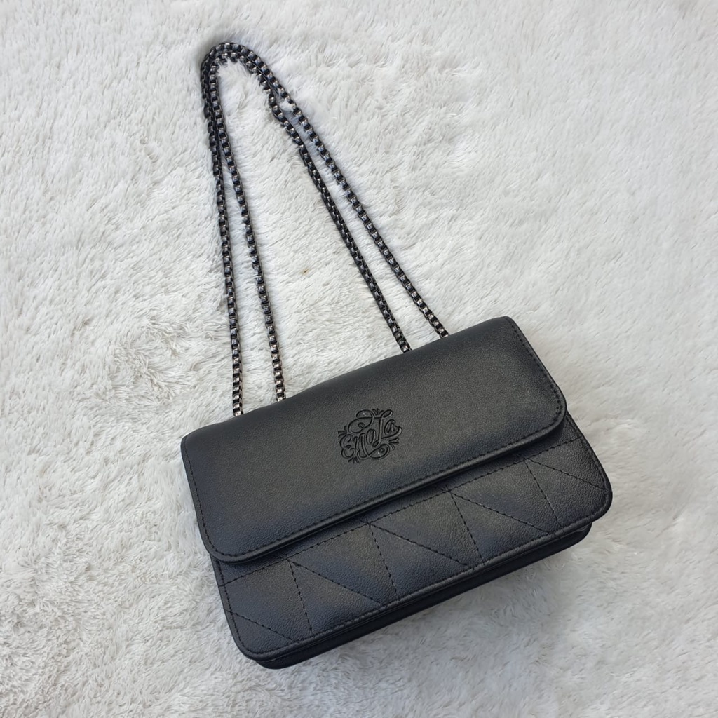 Jual Enola Tas wanita Tali Rantai +Free Box Tas Selempang Cewek Slingbag Tali Rantai Perempuan ...