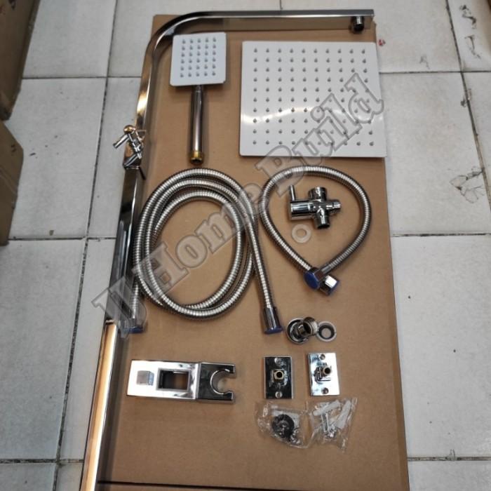Jual Shower Tiang Kotak Stainless SUS 304/Shower Column/Shower Set ...