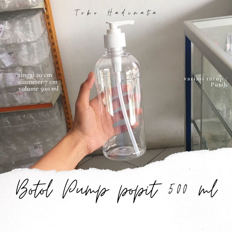 Jual Botol 500 ml Pump tinggi | Shopee Indonesia