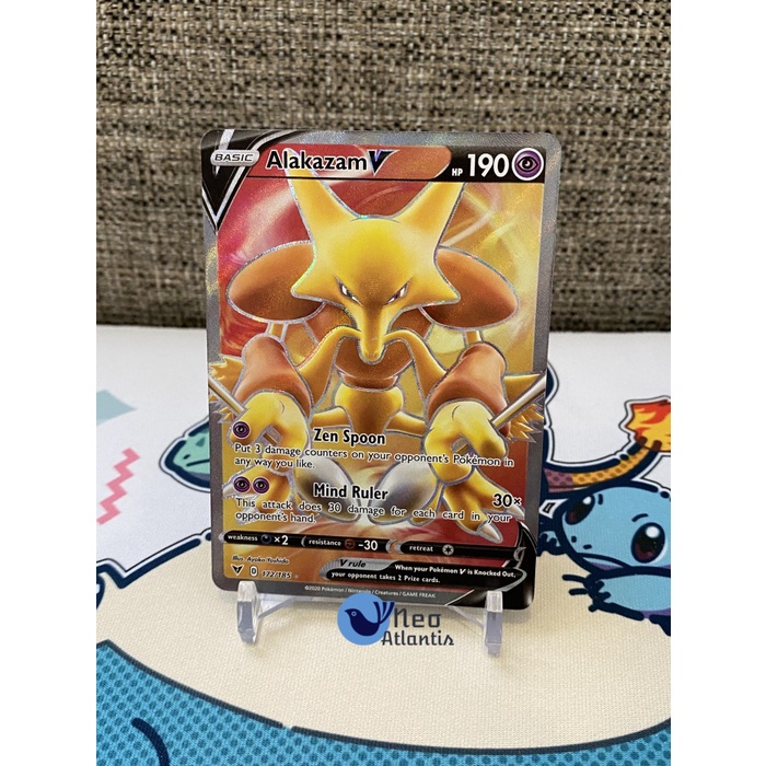 Jual Pokemon TCG English Alakazam V - 172/185 - Full Art Vivid Voltage ...