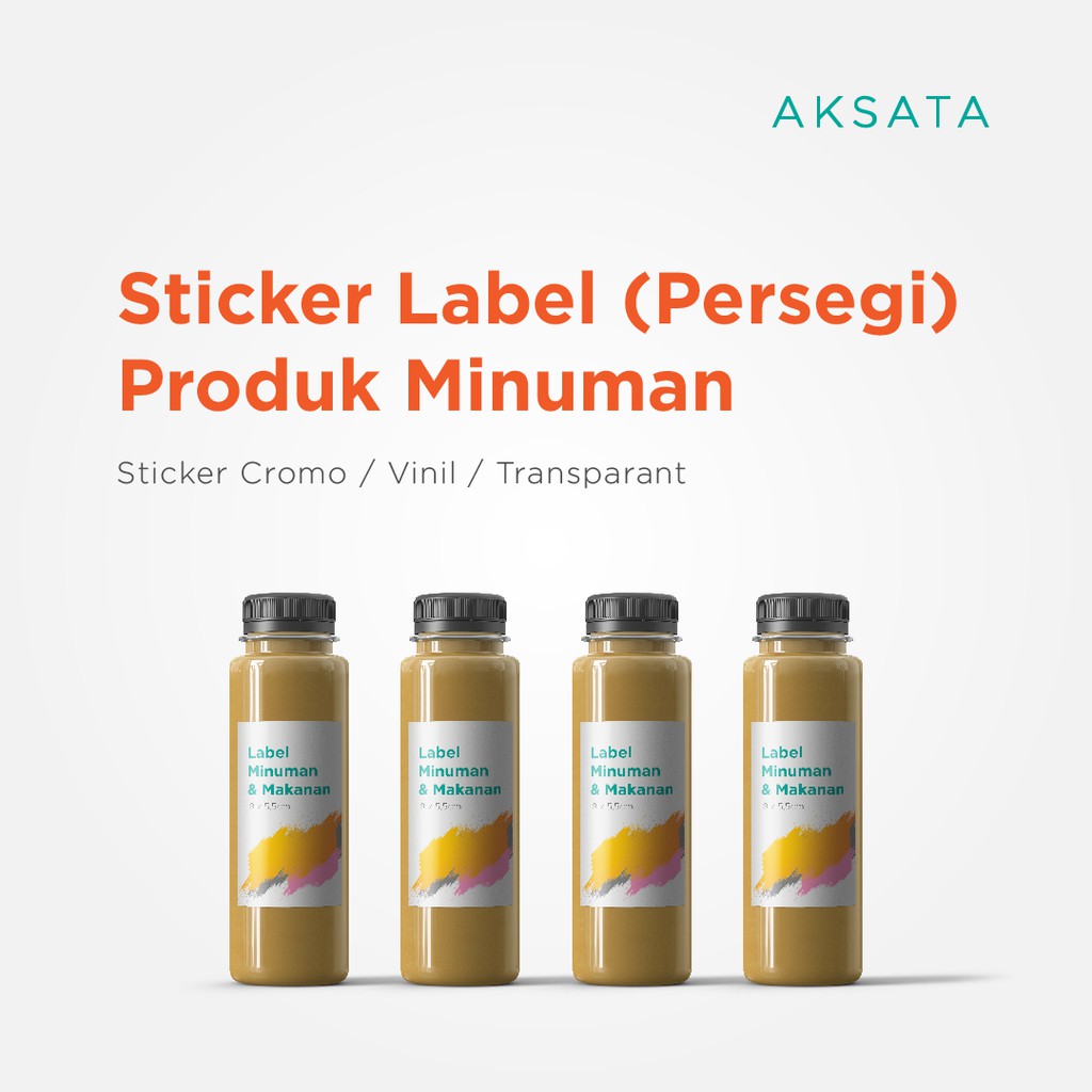 Jual Sticker Label Makan / Minuman / Sticker Packaging | Shopee Indonesia