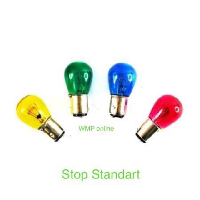 Jual Lampu Stop Belakang Standart Bolam Kaca Warna AVM 062 | Shopee ...