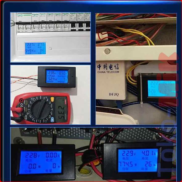 Jual Pzem-021 Pln Ac Multi Volt Current Energy Power Kwh Meter 80-270V ...