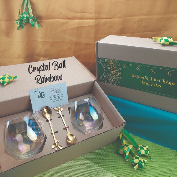Jual Idul Fitri Hampers Gift Box Lebaran Ramadan Parcel Glass Aestehtic ...