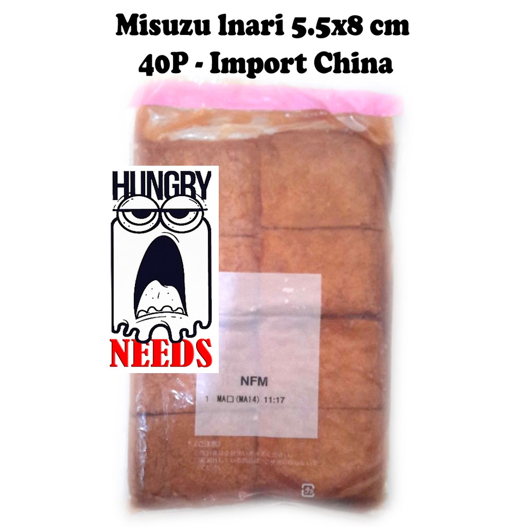 Jual AJITSUKE INARI 5.5 X 8 CM ISI 40 PCS +- 900 GR IMPORT MERK MISUZU ...