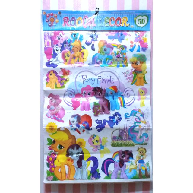 Jual Sticker dinding kuda pony/STICKER KUDA PONY FRIENDS | Shopee Indonesia