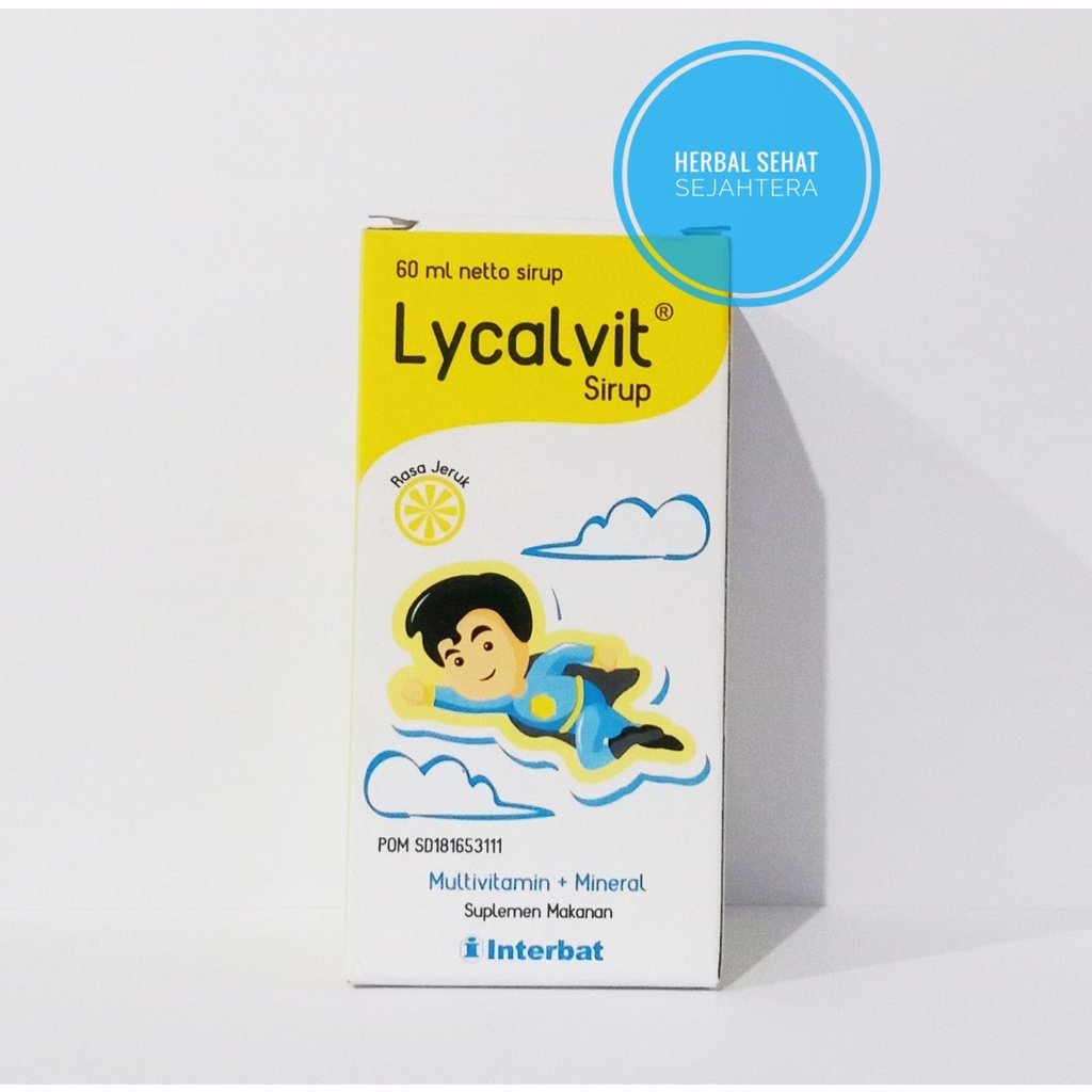 Jual LYCALVIT Sirup 60 ML / Vitamin | Shopee Indonesia