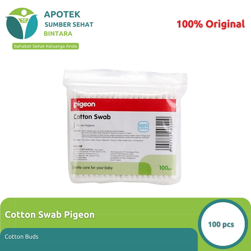Jual Cutton Bud Pigeon 100 pcs | Shopee Indonesia