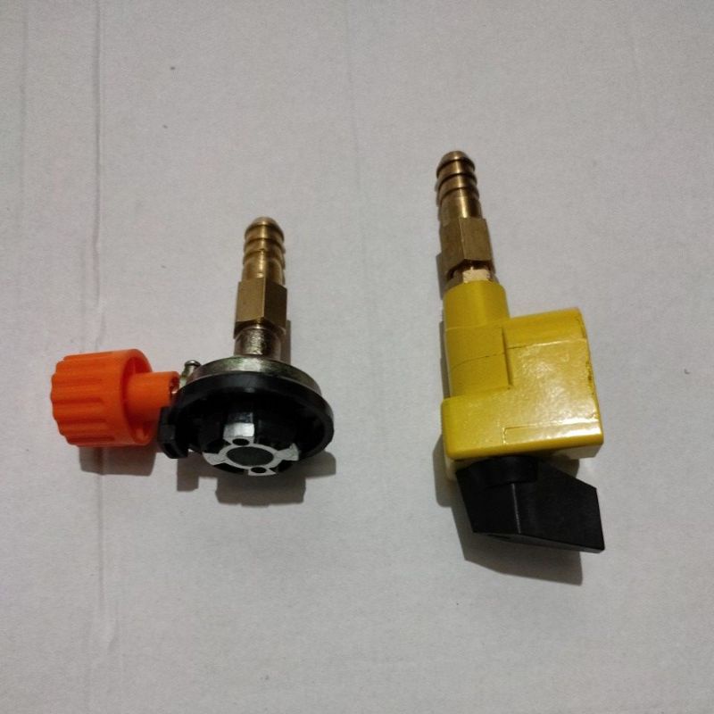 Jual Kran konektor gas kaleng portabel plus regulator untuk refil isi ...
