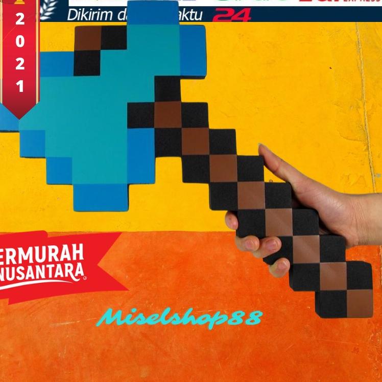 Jual Stock Banyak 8BZNU Pedang Minecraft Minecraf Minicraft mine craft ...