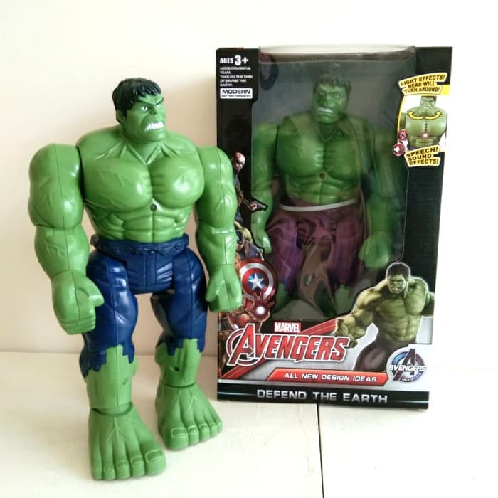 Jual Mainan Robot Anak Hulk Avengers Marvel Berjalan | Shopee Indonesia