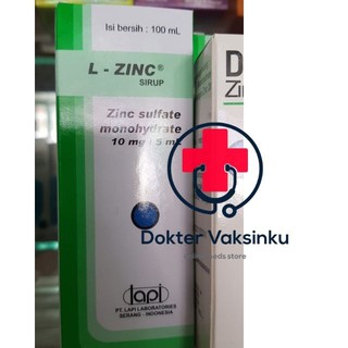 Jual Zinc / Zink L-Zinc 10mg/5ml sirup | Shopee Indonesia