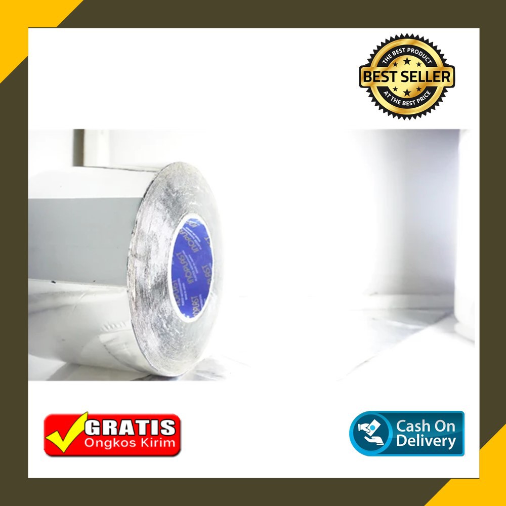 Jual 5Cmx1M Tambal Talang Seng Bocor Terpal Genting Kolam Kapal Lem Perekat Solasi - Inoplast AL ...