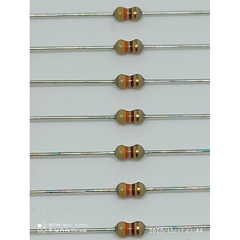 Jual Resistor 1/8w 43 ohm per 100 pcs | Shopee Indonesia