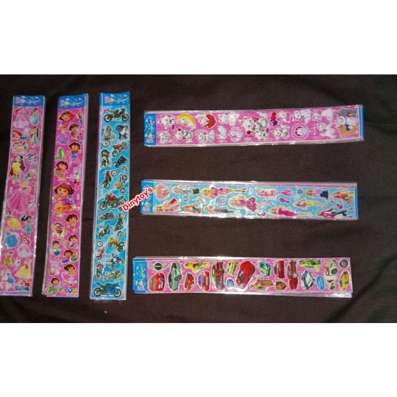 Jual sticker panjang tidak timbul isi 50 pcs | Shopee Indonesia