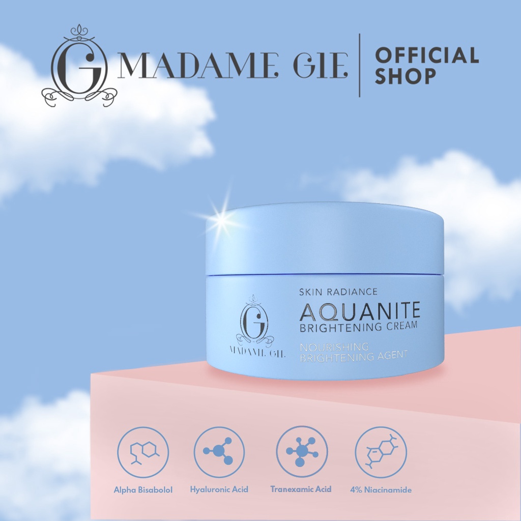 Jual Madame Gie Skin Radiance Aquanite Brightening Cream 20g | Shopee Indonesia