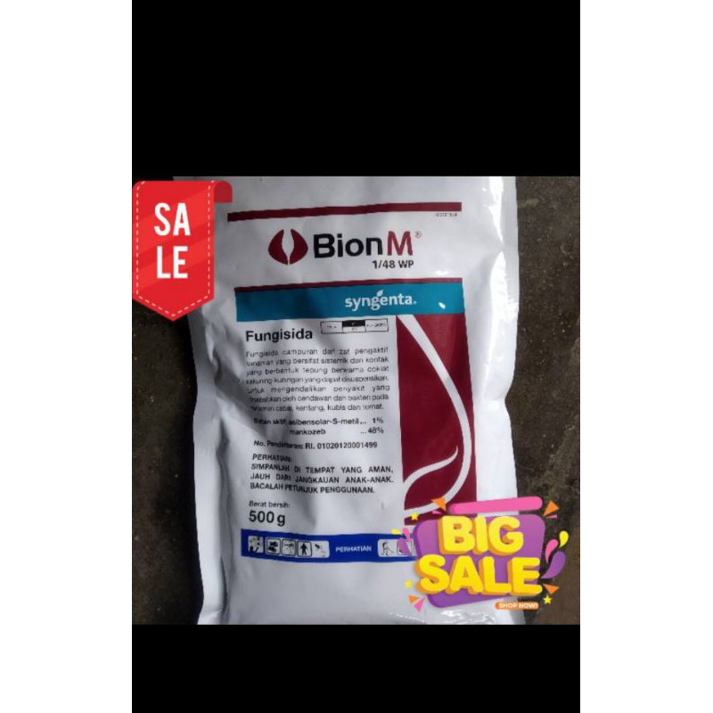 Jual Fungisida Bion M BionM 500 Gram | Shopee Indonesia