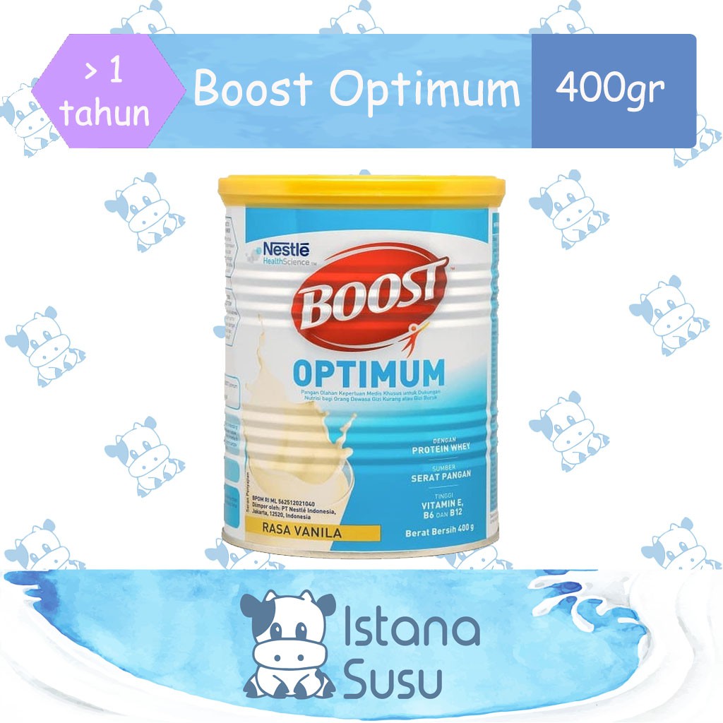 Jual Boost Optimum Prebio Susu Bubuk Kaleng 400gr | Shopee Indonesia