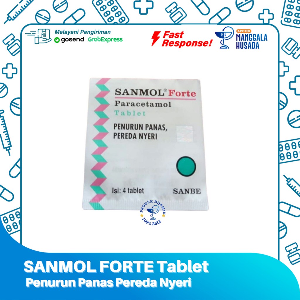 Jual SANMOL FORTE TABLET 1 STRIP @ 4 TABLET | Shopee Indonesia