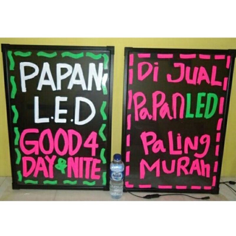 Jual LED writing Board Papan Tulis Promosi Resto Cafe Kedai Kuliner ...