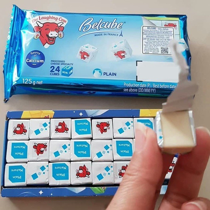 Jual Belcube Belcubes The Laughing Cow - Keju Kotak mpasi isi 24 pcs ...