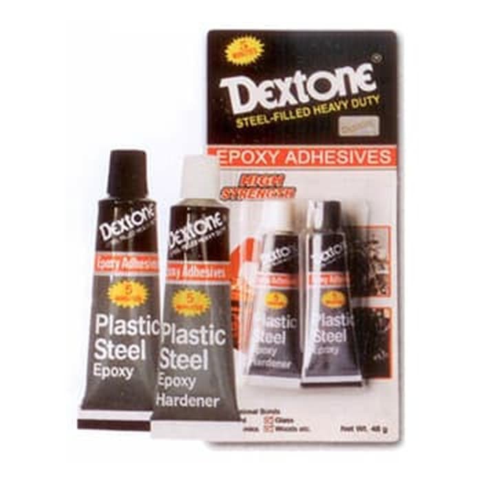 Jual Lem Plastic Steel Dextone 5 Menit - 48gr | Shopee Indonesia