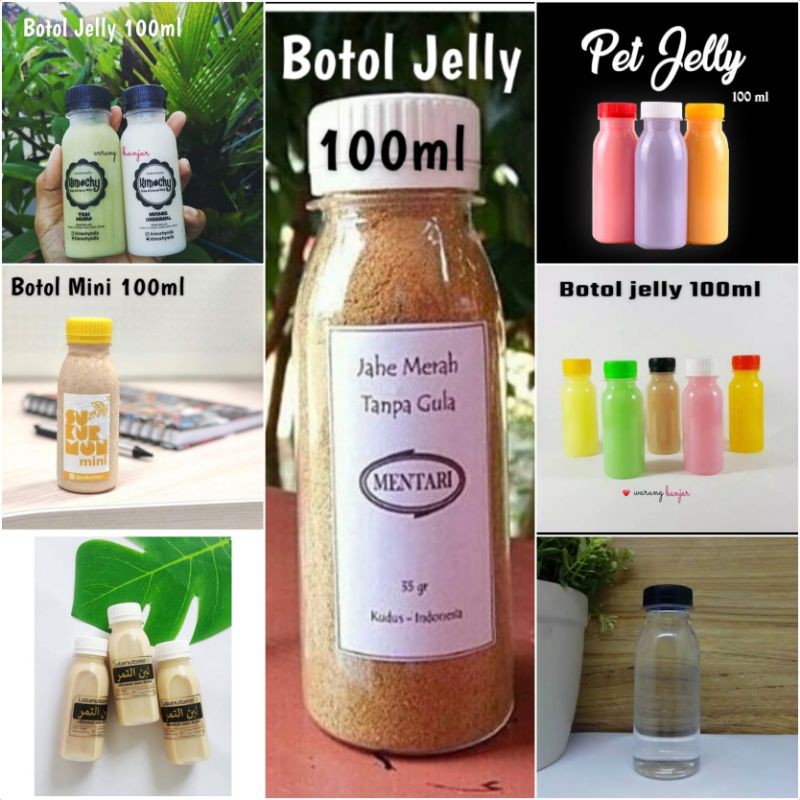 Jual Botol Plastik Jelly 100ml Botol Zam Zam Botol pudot Botol bening ...