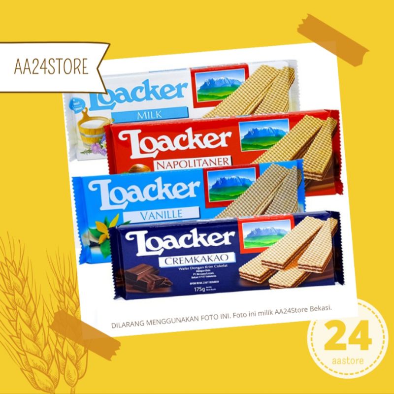 Jual Wafer Loacker 175gr All Varian | Shopee Indonesia