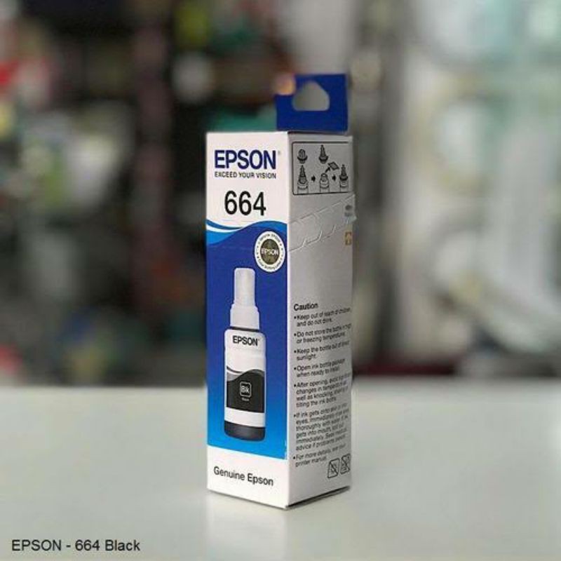 Jual EPSON 664 GENUINE ORIGINAL TINTA PRINTER ASLI GARANSI RESMI ...